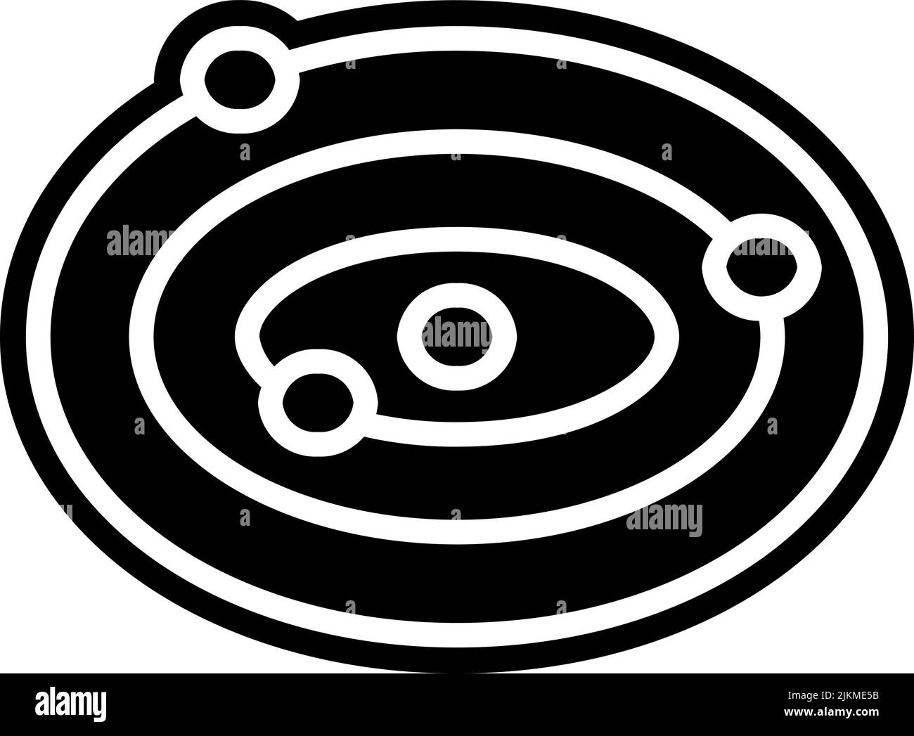 orbit icon black vector illustration Stock Vector Image & Art - Alamy