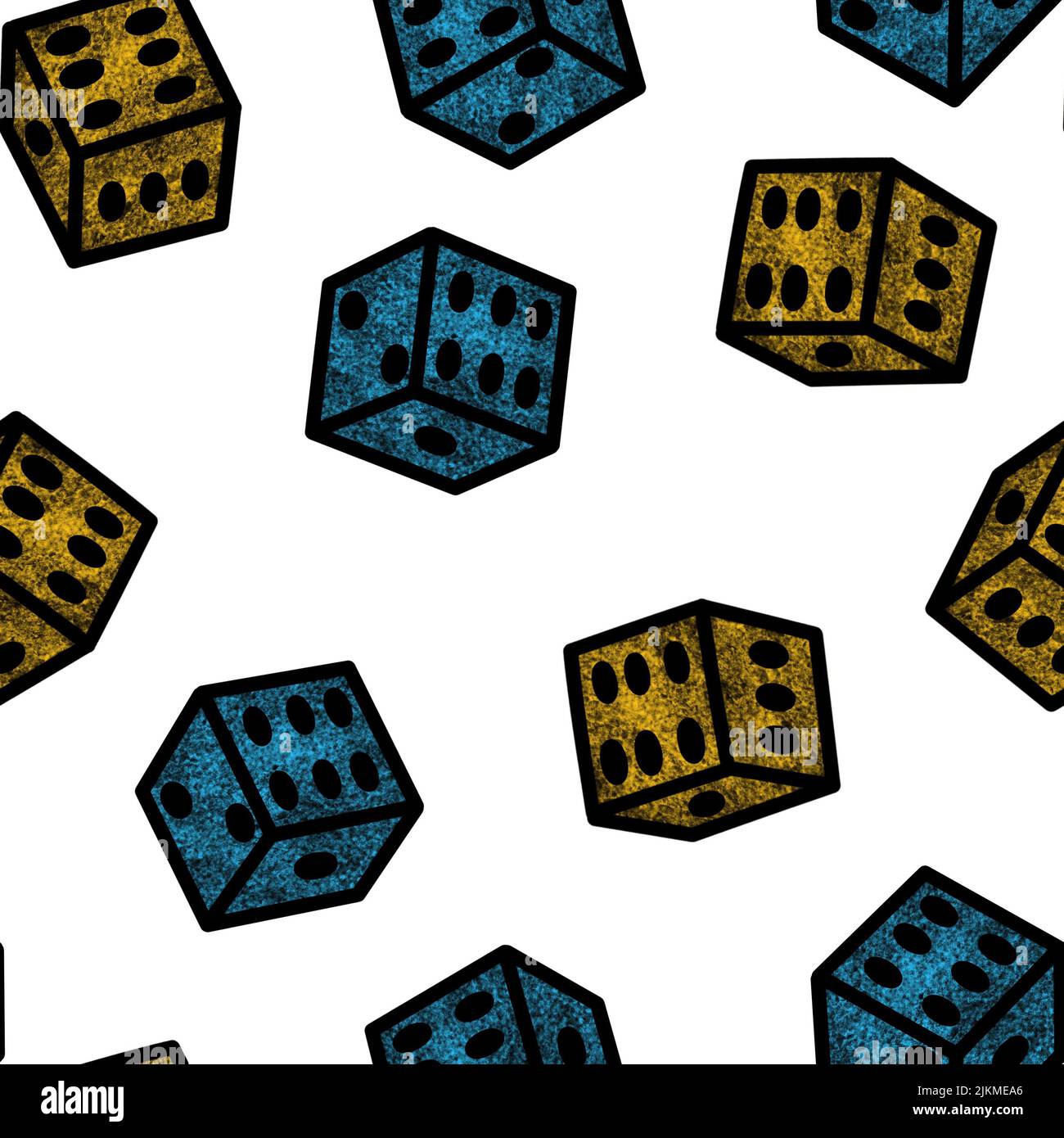 Cartoon geometric seamless game dice pattern for kids and clothes and ...