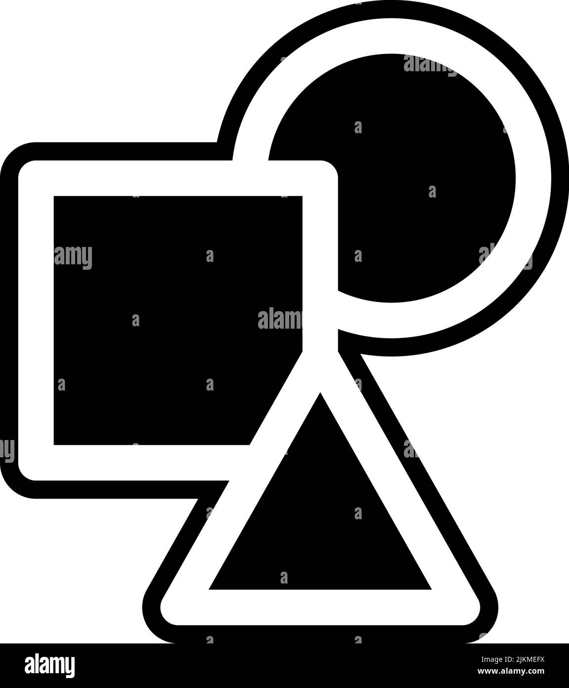 shape icon black vector illustration Stock Vector Image & Art - Alamy