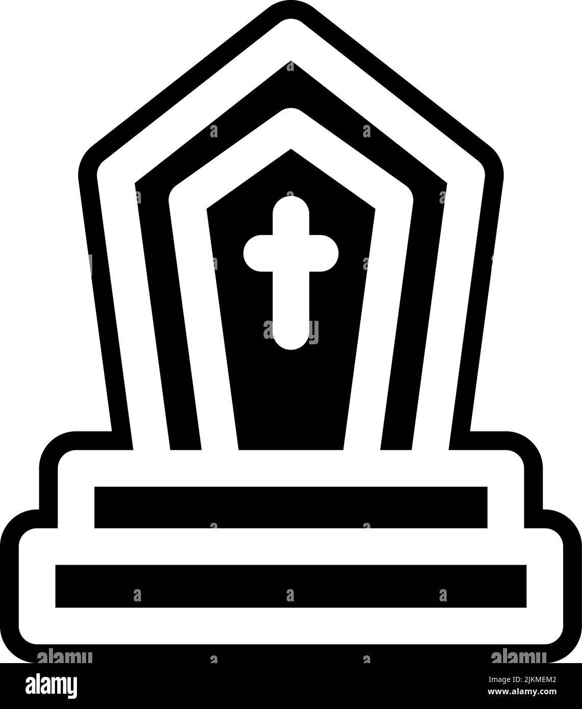 tombstone icon black vector illustration Stock Vector Image & Art - Alamy
