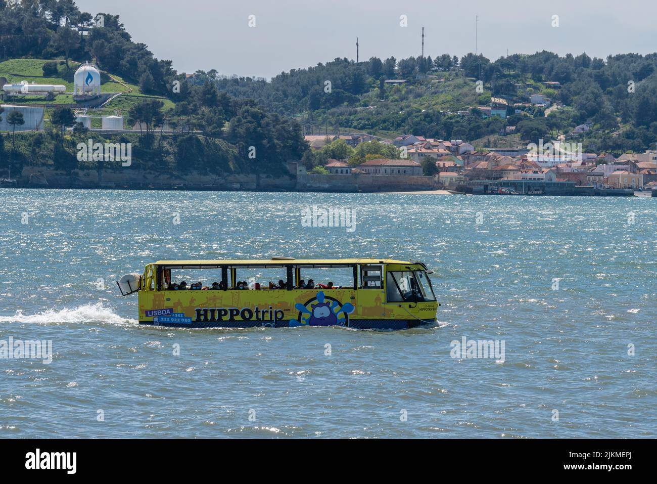 The HIPPOtrip tour company which offers land and water tours on an ...