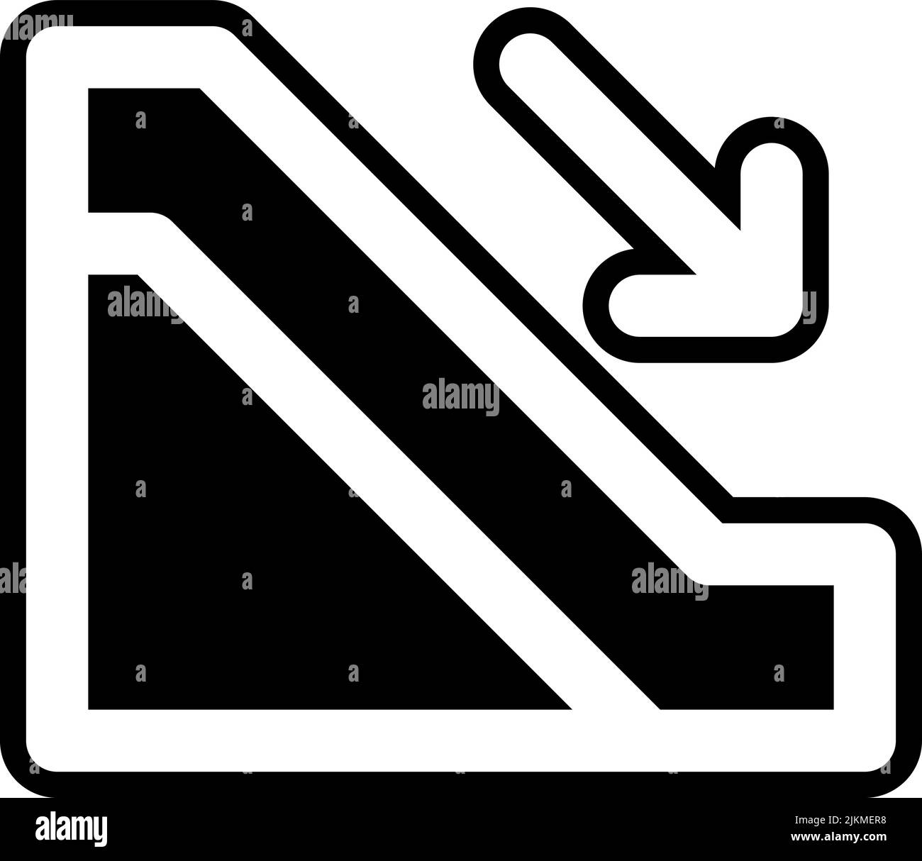 downstairs icon black vector illustration Stock Vector Image & Art - Alamy
