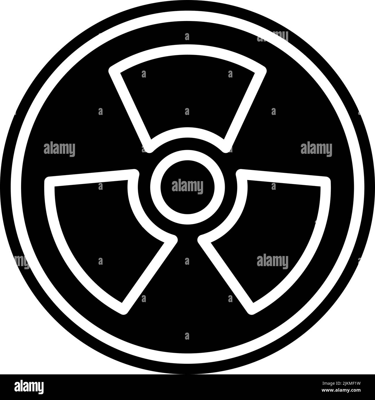 radioactive icon black vector illustration Stock Vector Image & Art - Alamy