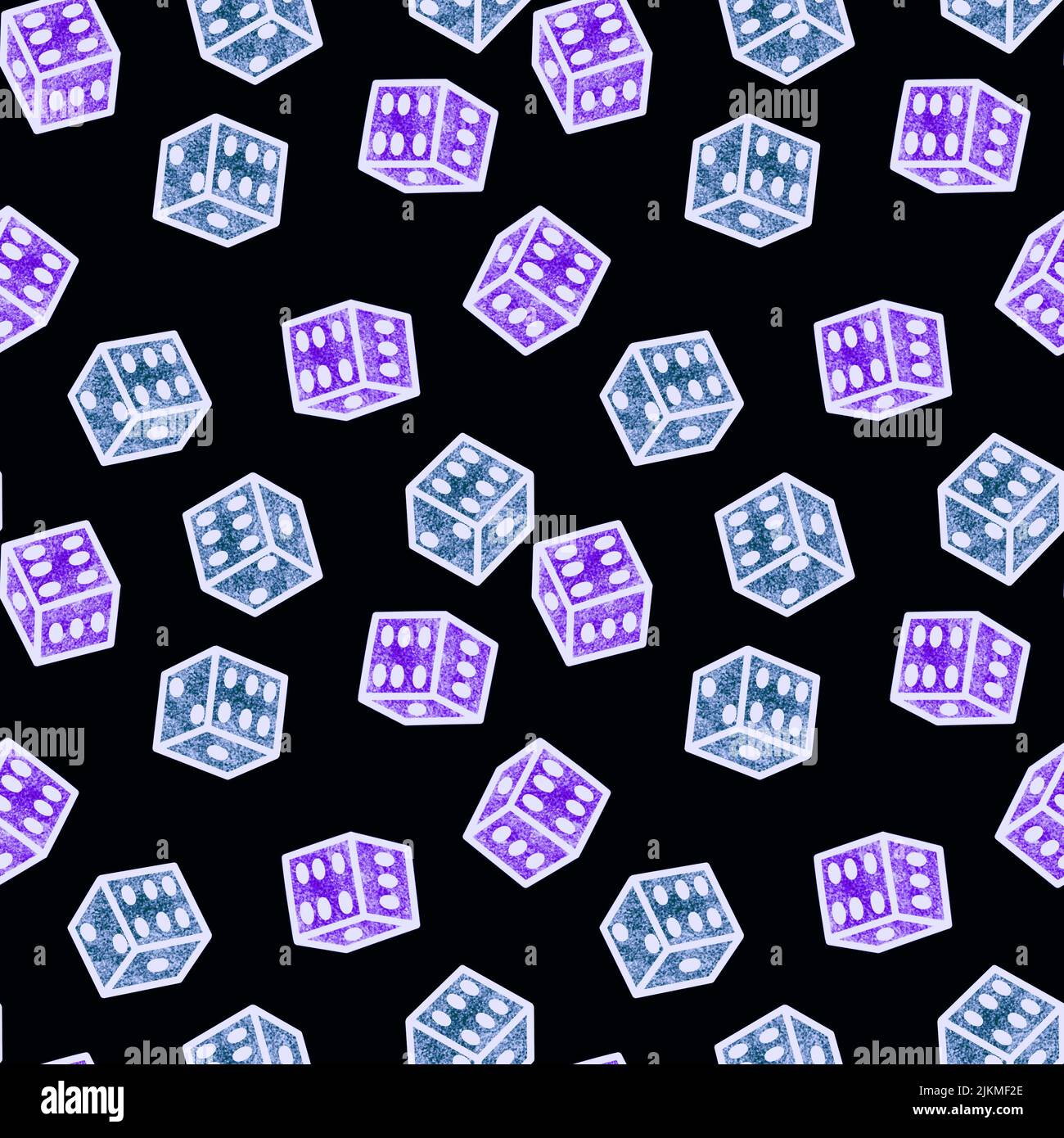 Cartoon geometric seamless game dice pattern for kids and clothes and ...