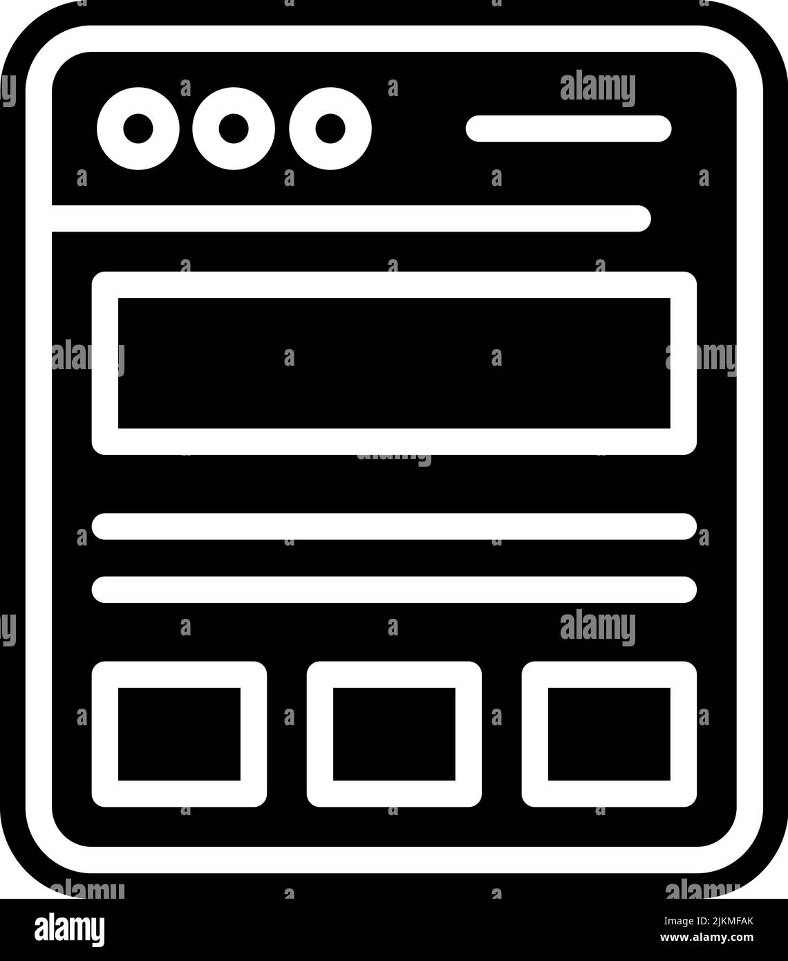 website icon black vector illustration Stock Vector Image & Art - Alamy