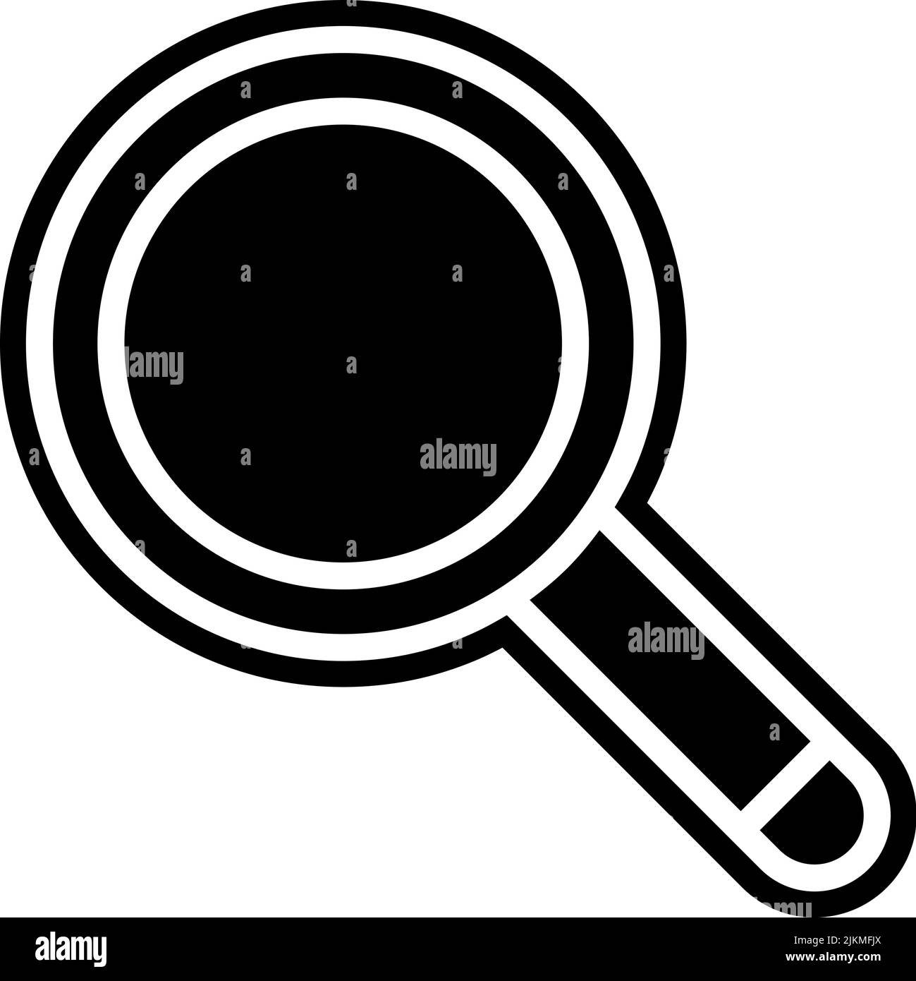 search icon black vector illustration Stock Vector Image & Art - Alamy