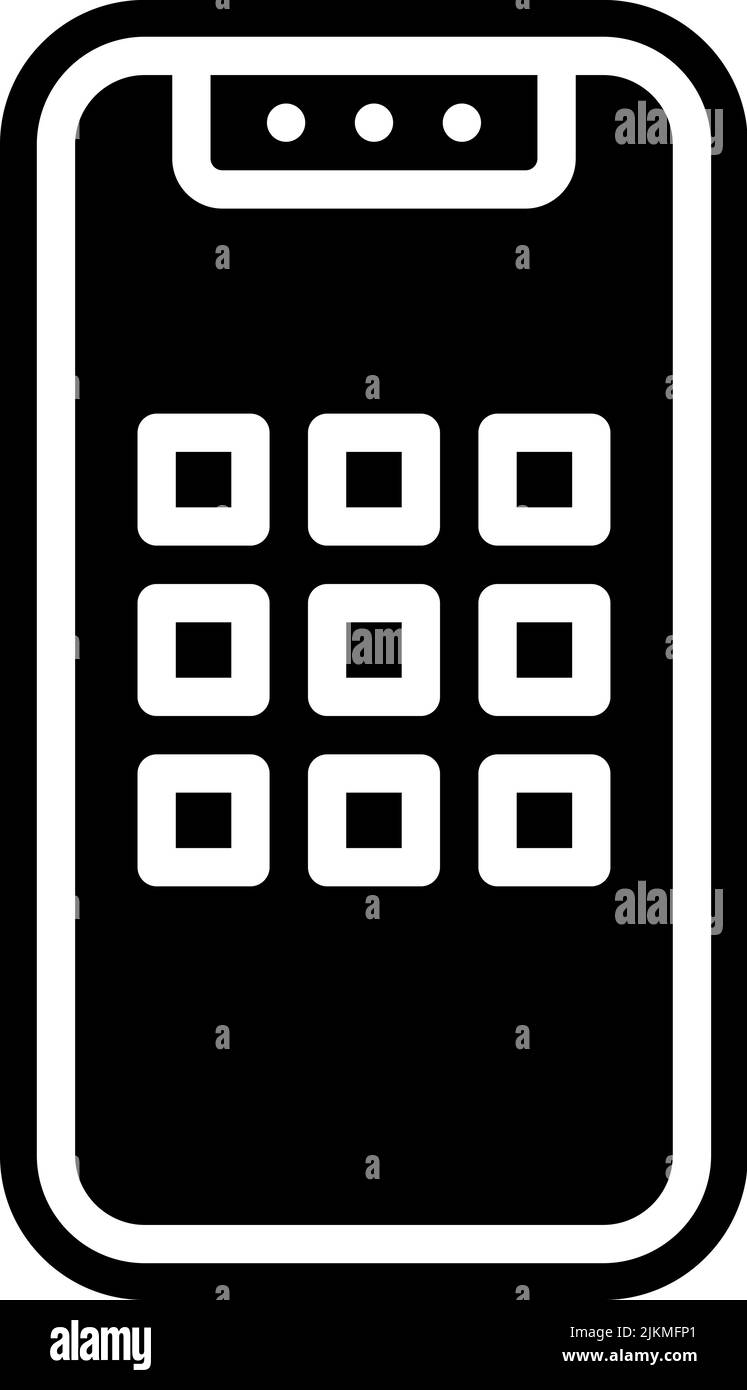 menu icon black vector illustration Stock Vector Image & Art - Alamy