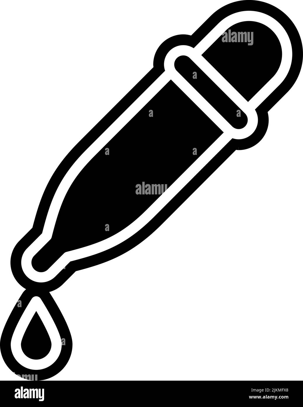 dropper icon black vector illustration Stock Vector Image & Art - Alamy