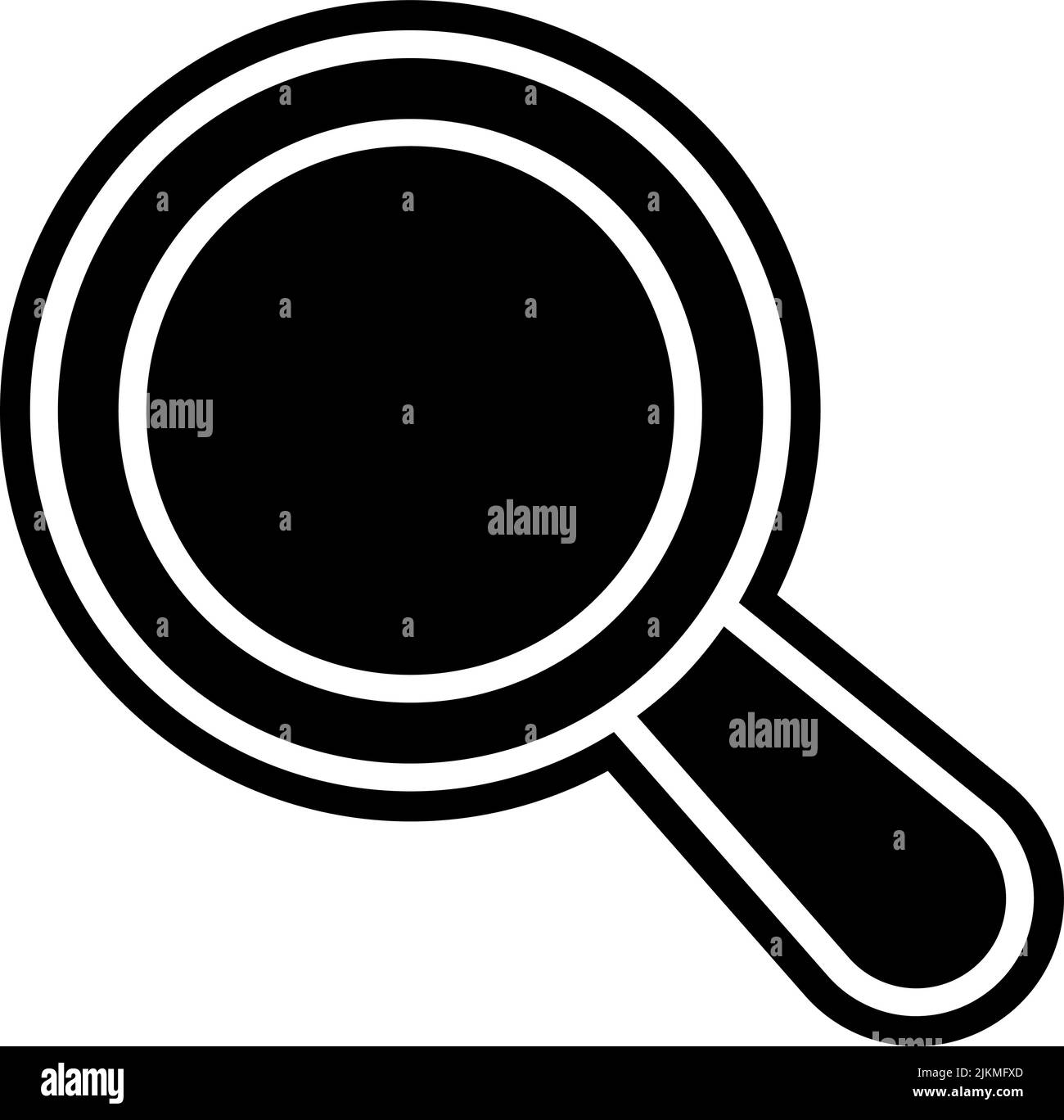 magnifier icon black vector illustration Stock Vector Image & Art - Alamy