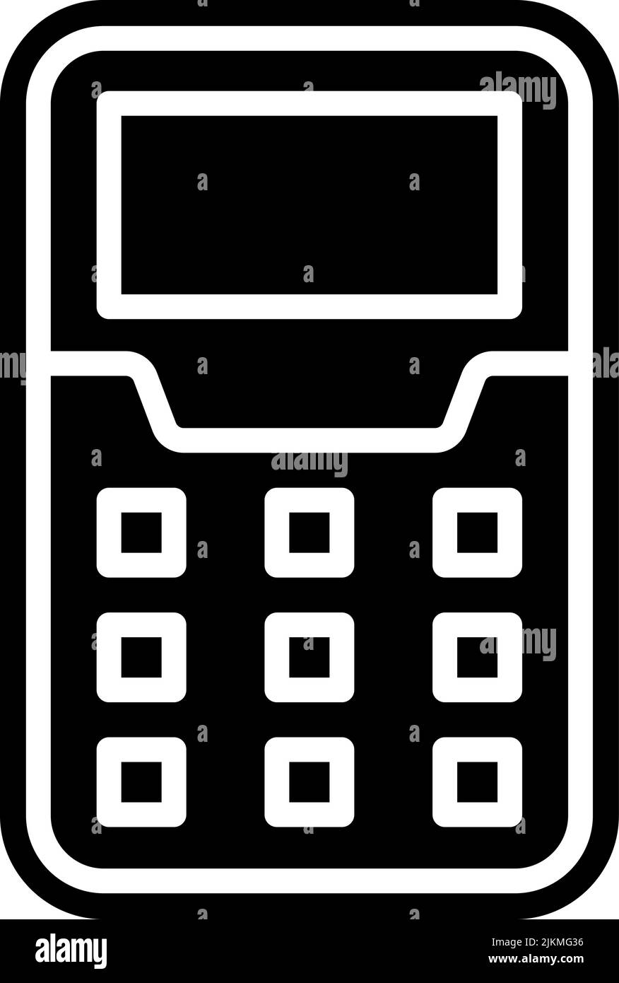 calculator icon black vector illustration Stock Vector Image & Art - Alamy