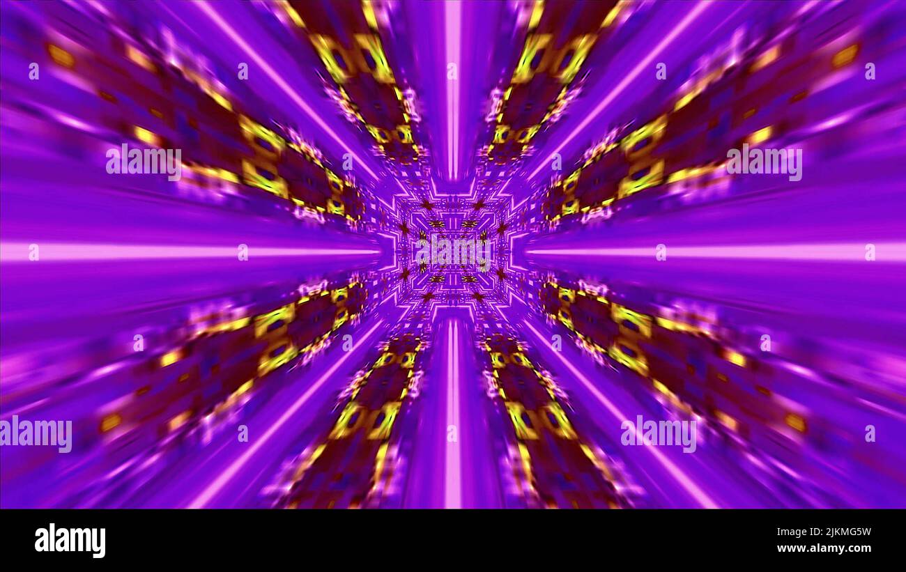 A 3D rendering of the Explosion of a glowing purple star. Dynamic ...