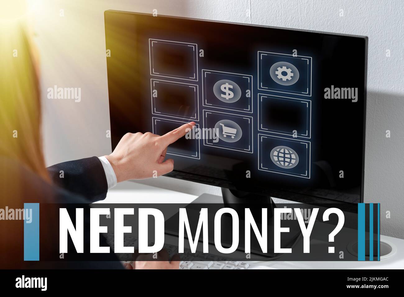 Inspiration showing sign Need Money Question. Business overview asking ...