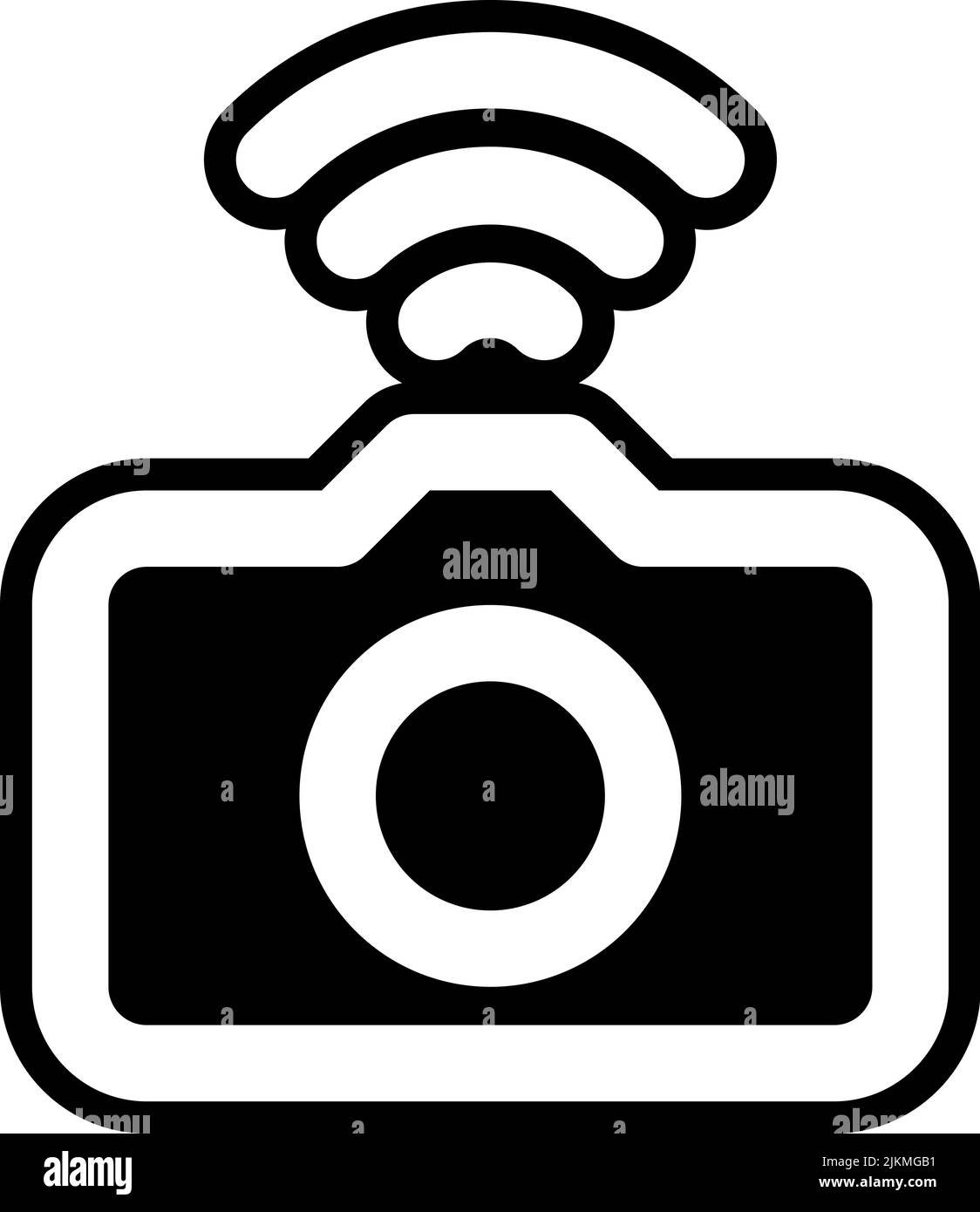camera icon black vector illustration Stock Vector Image & Art - Alamy