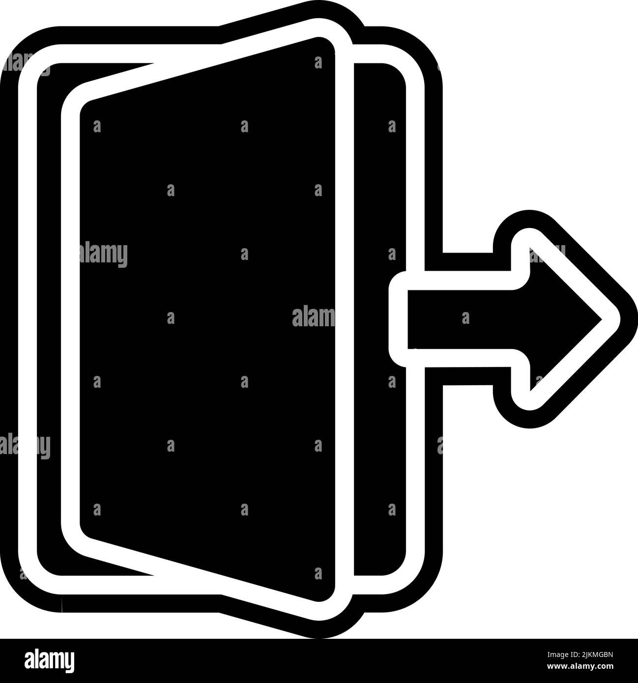 People escape black and white image Stock Vector Images - Alamy