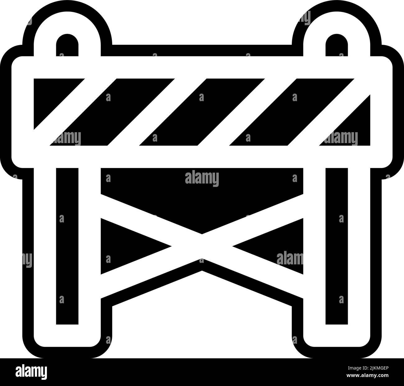 buffer stop icon black vector illustration Stock Vector Image & Art - Alamy