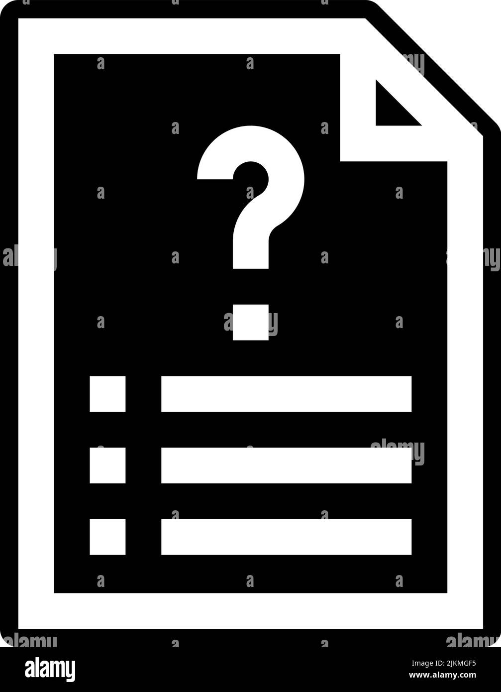 question icon black vector illustration Stock Vector Image & Art - Alamy