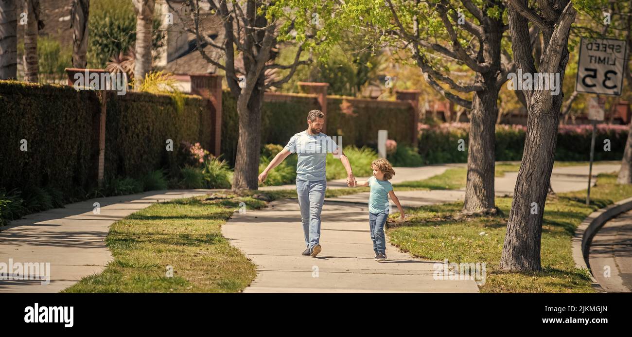 family value. childhood and parenthood. parent relax with small child ...