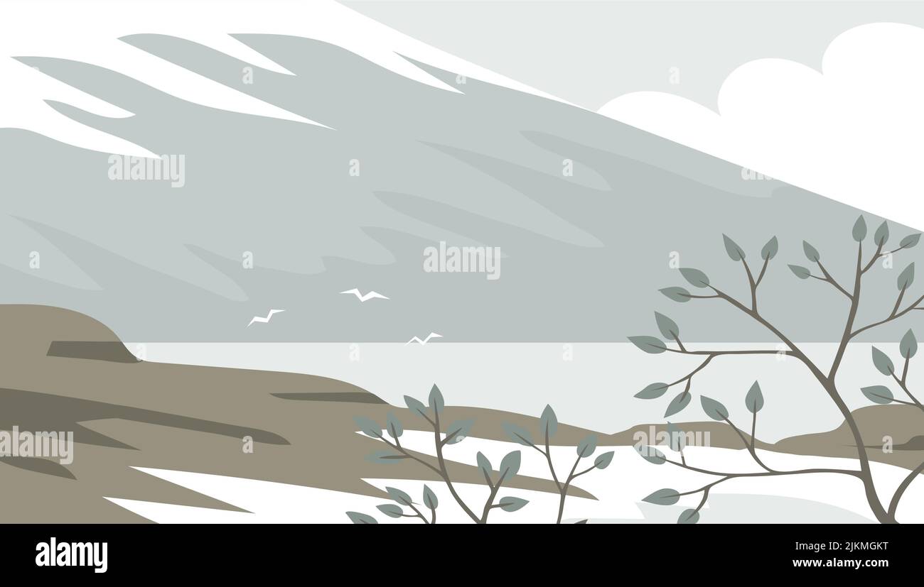 Iceland wild landscape in Stock Vector Images - Alamy