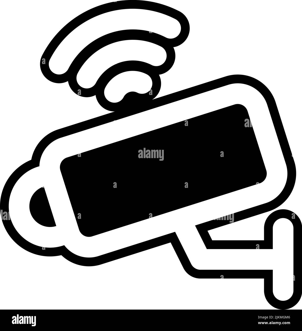 cctv icon black vector illustration Stock Vector Image & Art - Alamy