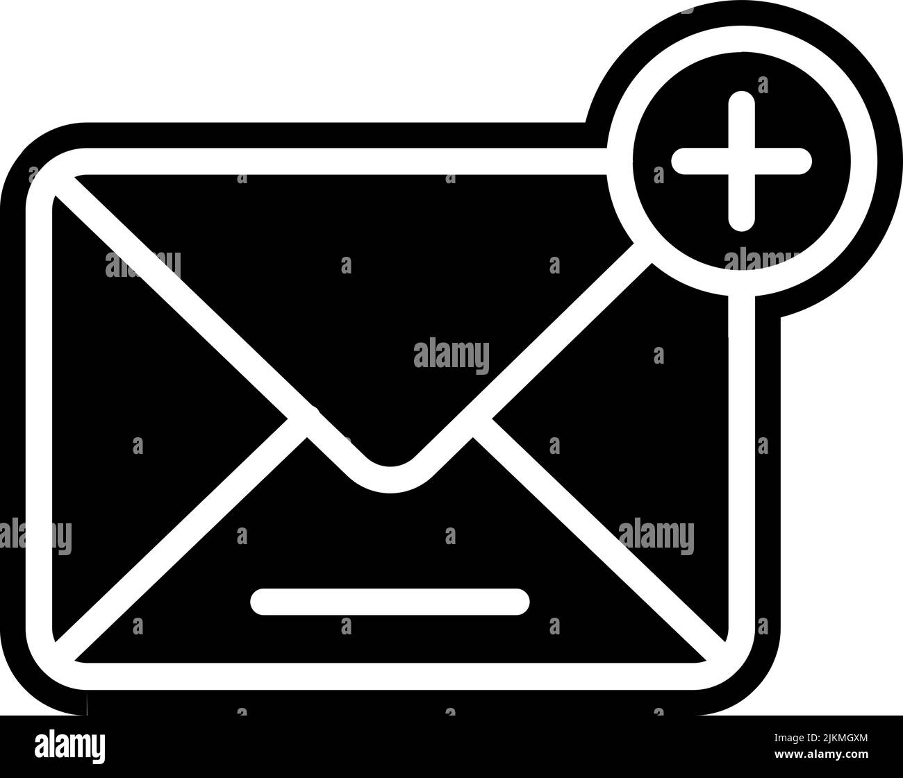mail icon black vector illustration Stock Vector Image & Art - Alamy