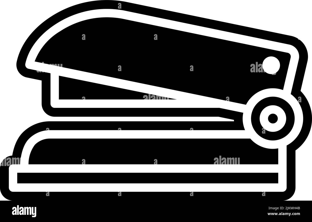 stapler icon black vector illustration Stock Vector Image & Art - Alamy