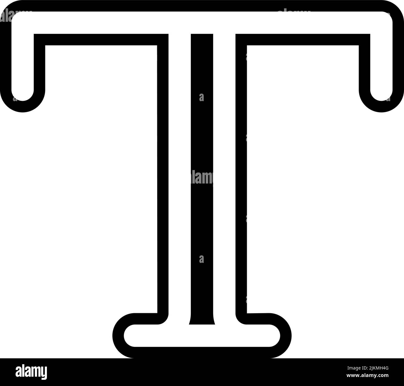 type icon black vector illustration Stock Vector Image & Art - Alamy
