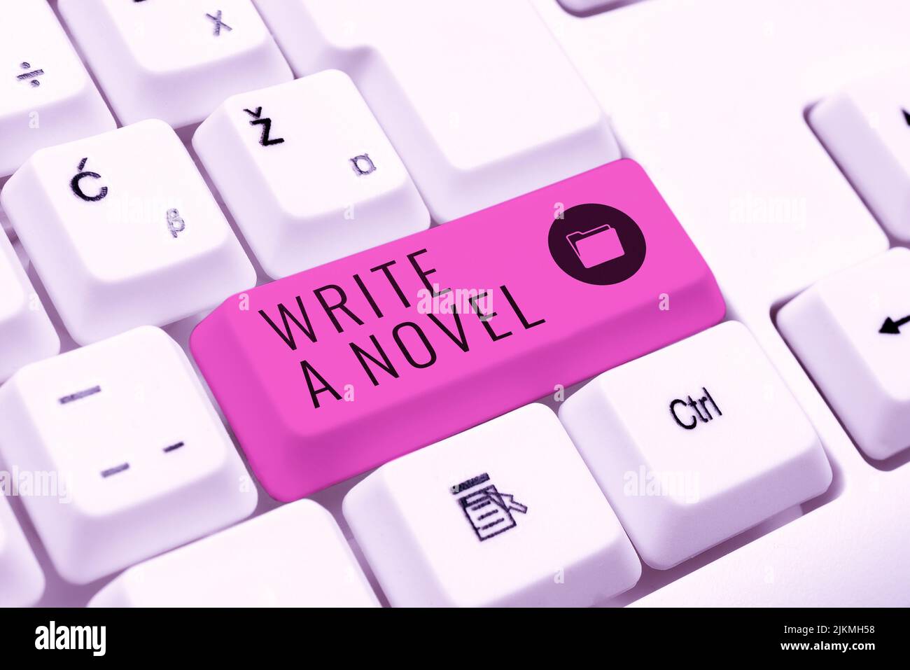 Hand writing sign Write A Novel. Business overview Be creative writing ...