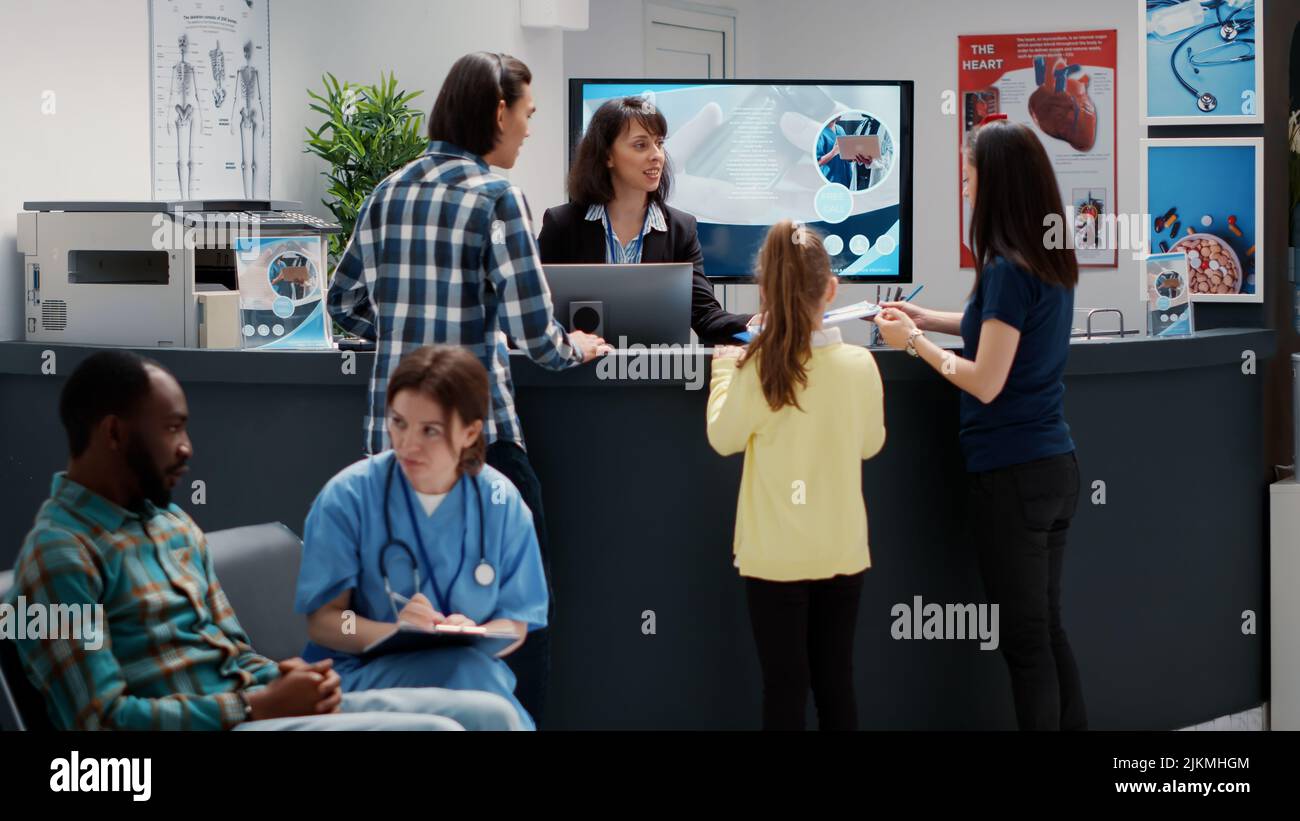 Patients in waiting room diverse hi-res stock photography and images ...