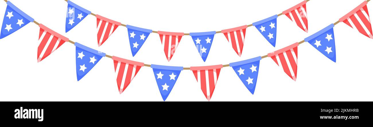 American flags fair Stock Vector Images - Alamy
