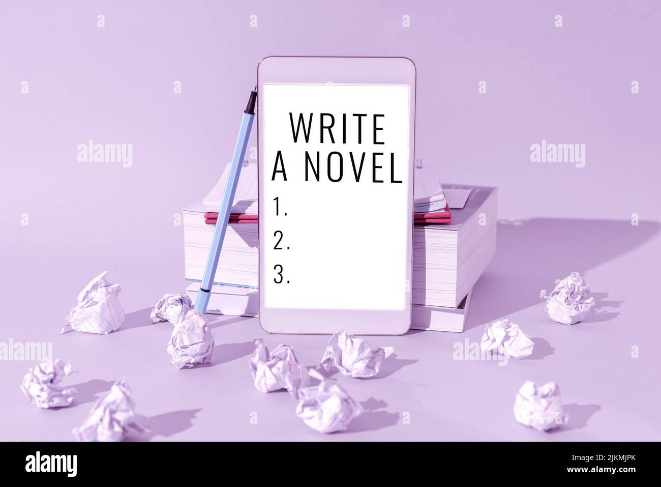 Conceptual caption Write A Novel. Word Written on Be creative writing ...