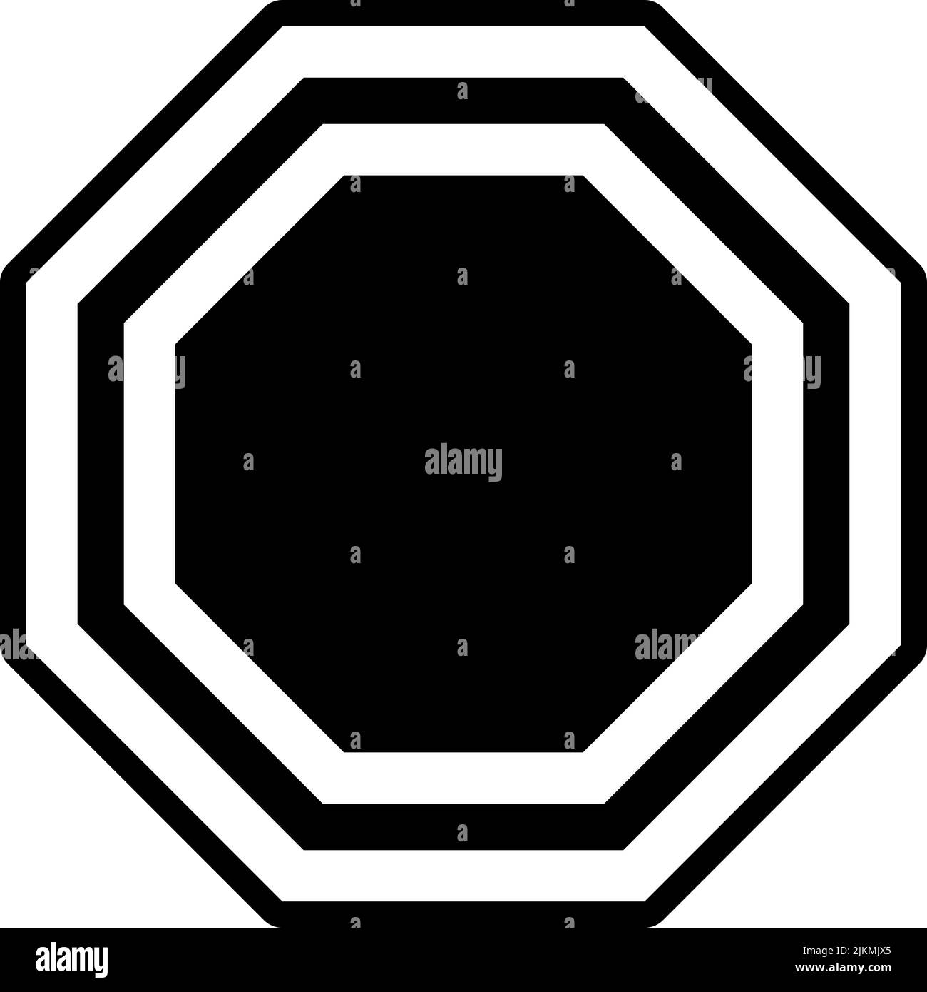 stop icon black vector illustration Stock Vector Image & Art - Alamy