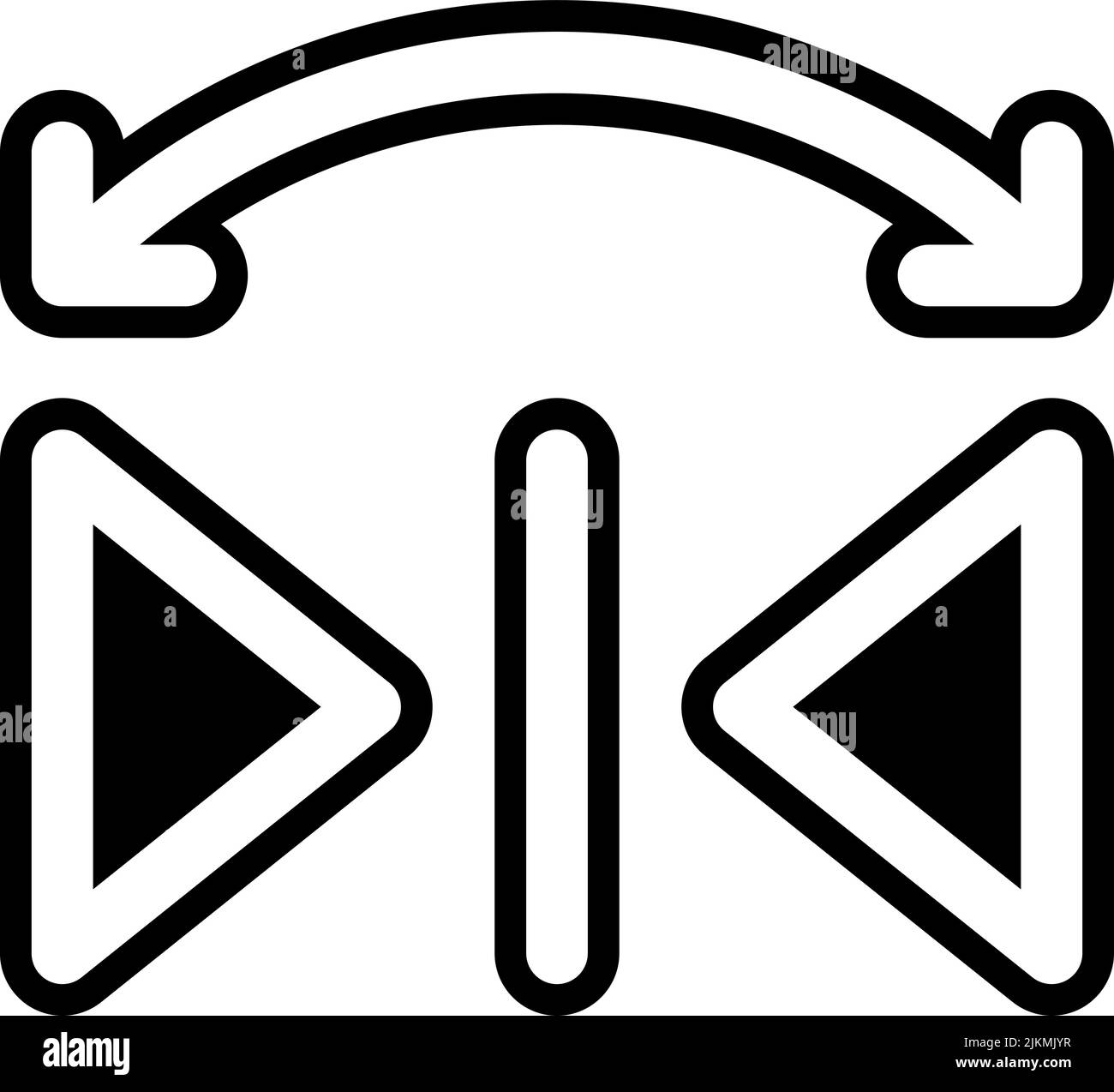 flip icon black vector illustration Stock Vector Image & Art - Alamy