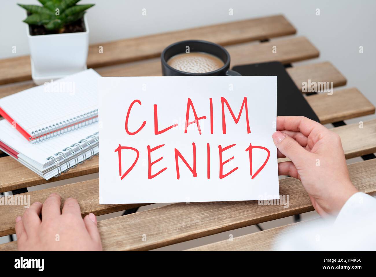 Text showing inspiration Claim Denied. Internet Concept Requested ...