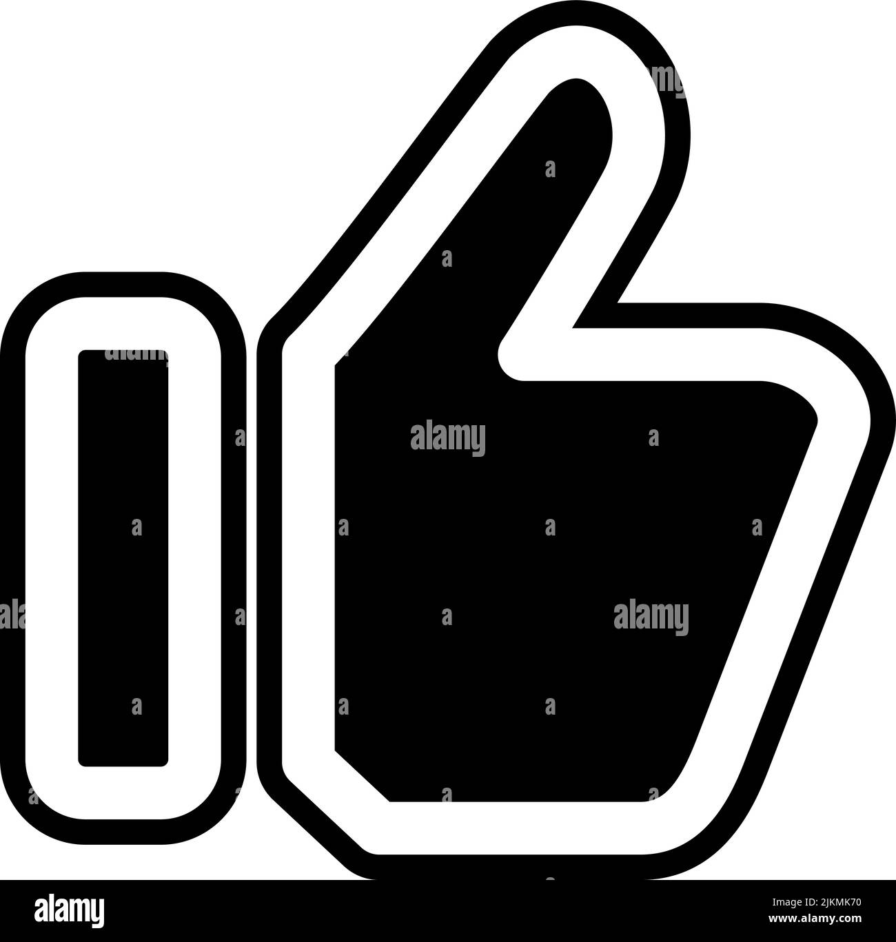 like icon black vector illustration Stock Vector Image & Art - Alamy