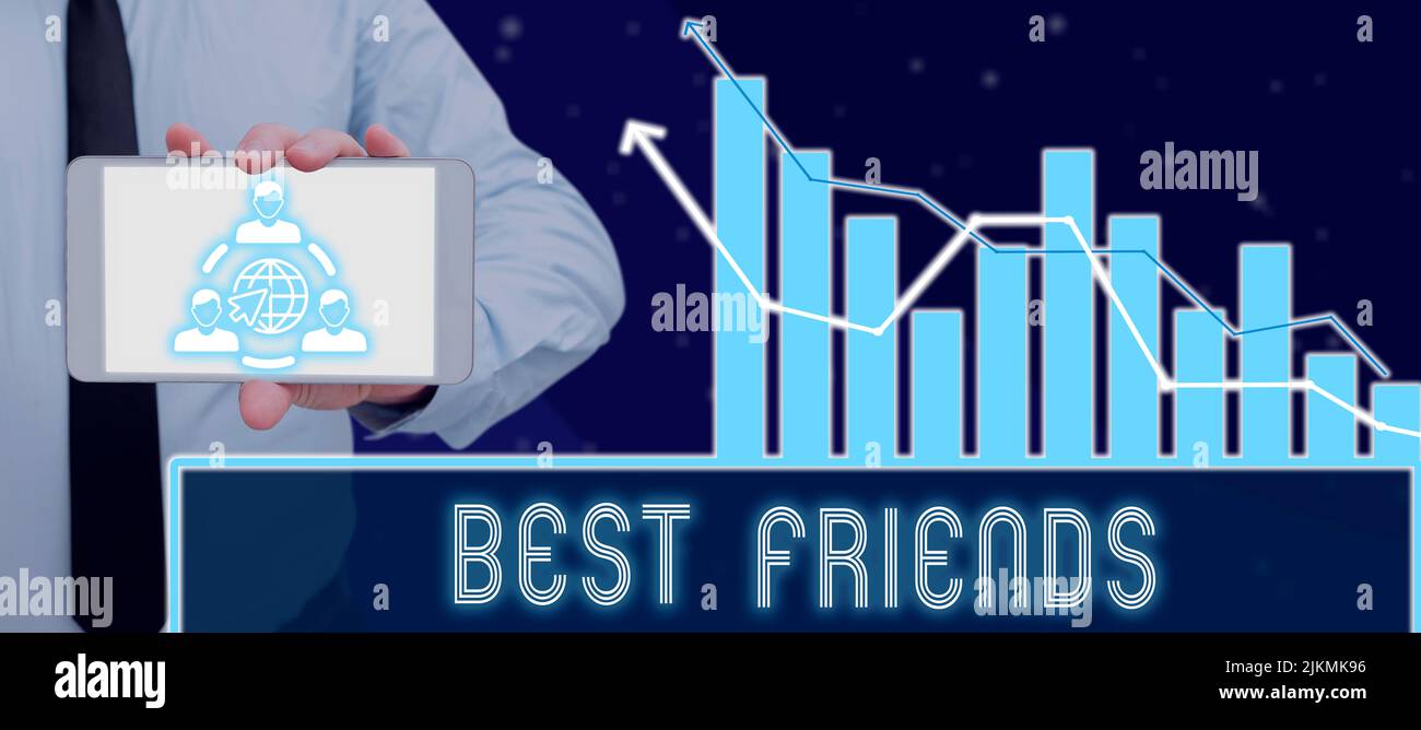 Inspiration showing sign Best Friends. Business approach A person you ... Inspiration showing sign Best Friends. Business approach A person you ...