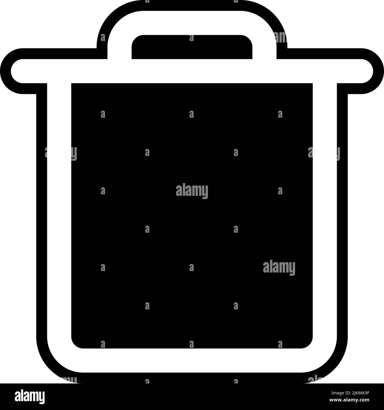 delete icon black vector illustration Stock Vector Image & Art - Alamy