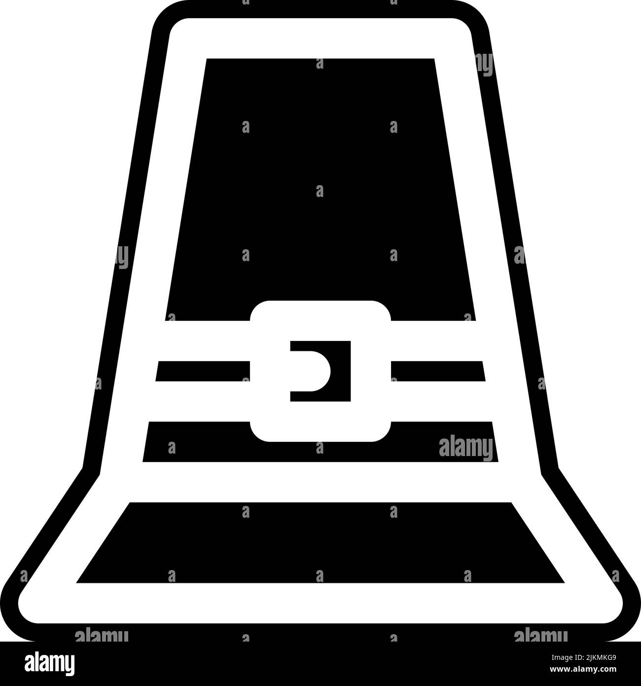 pilgrim icon black vector illustration Stock Vector Image & Art - Alamy