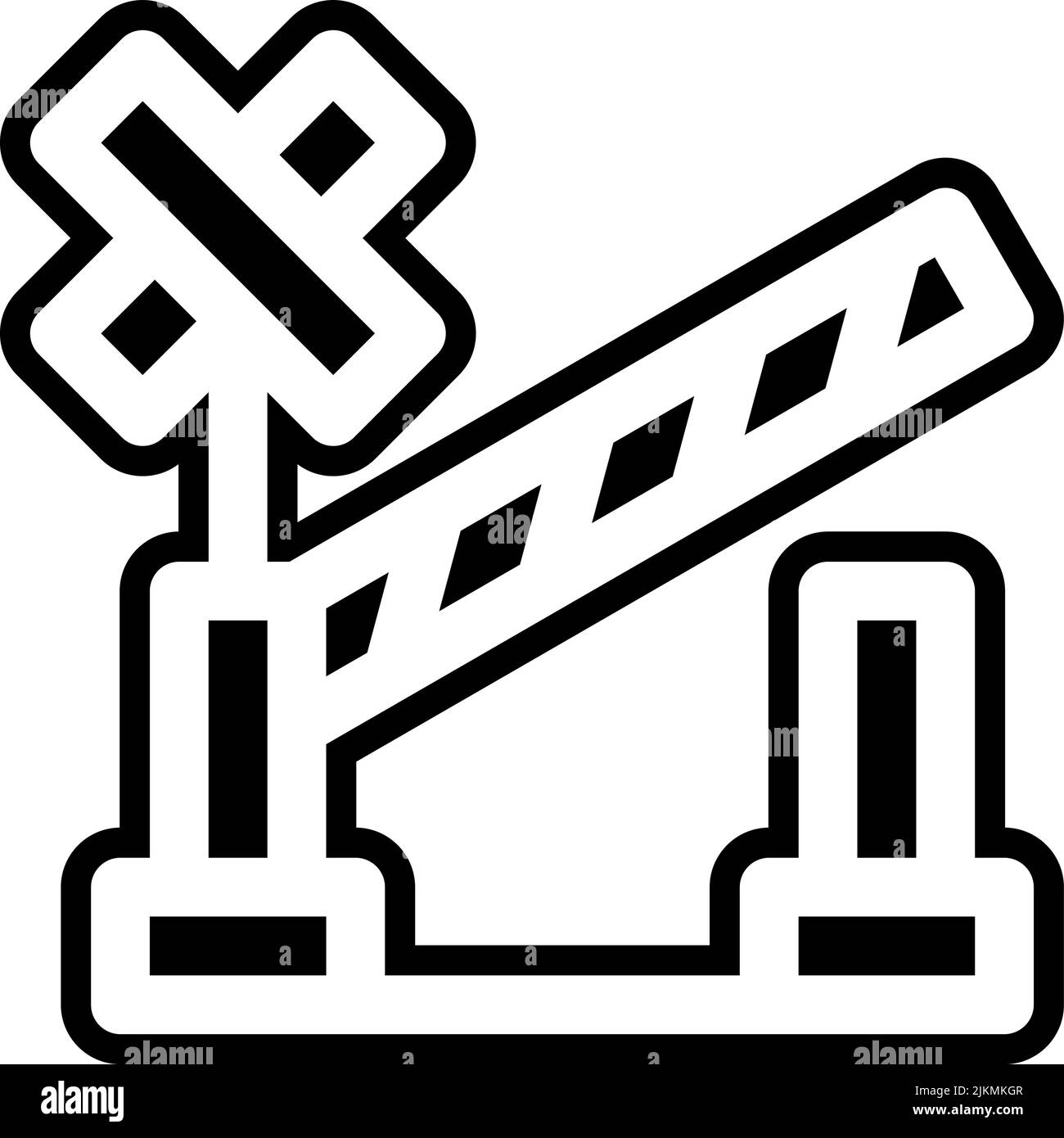 barrier icon black vector illustration Stock Vector Image & Art - Alamy