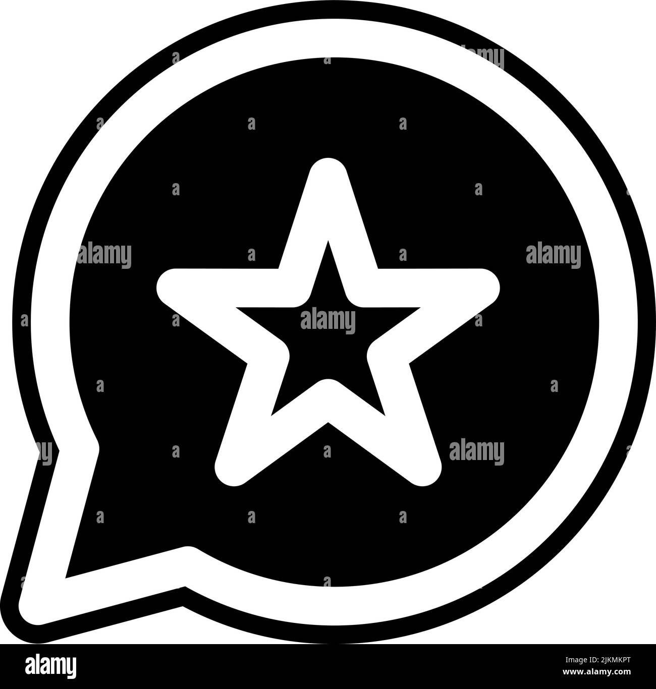 chat icon black vector illustration Stock Vector Image & Art - Alamy