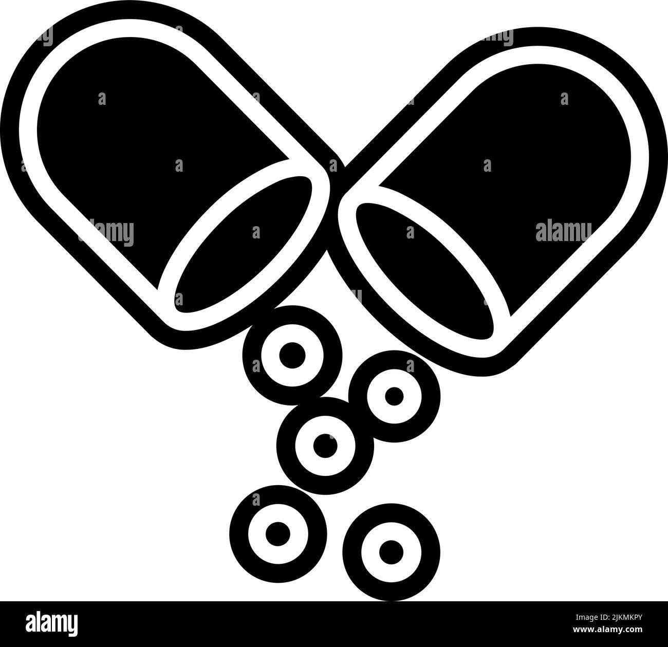 Heartache line icon vector Stock Vector Images - Alamy