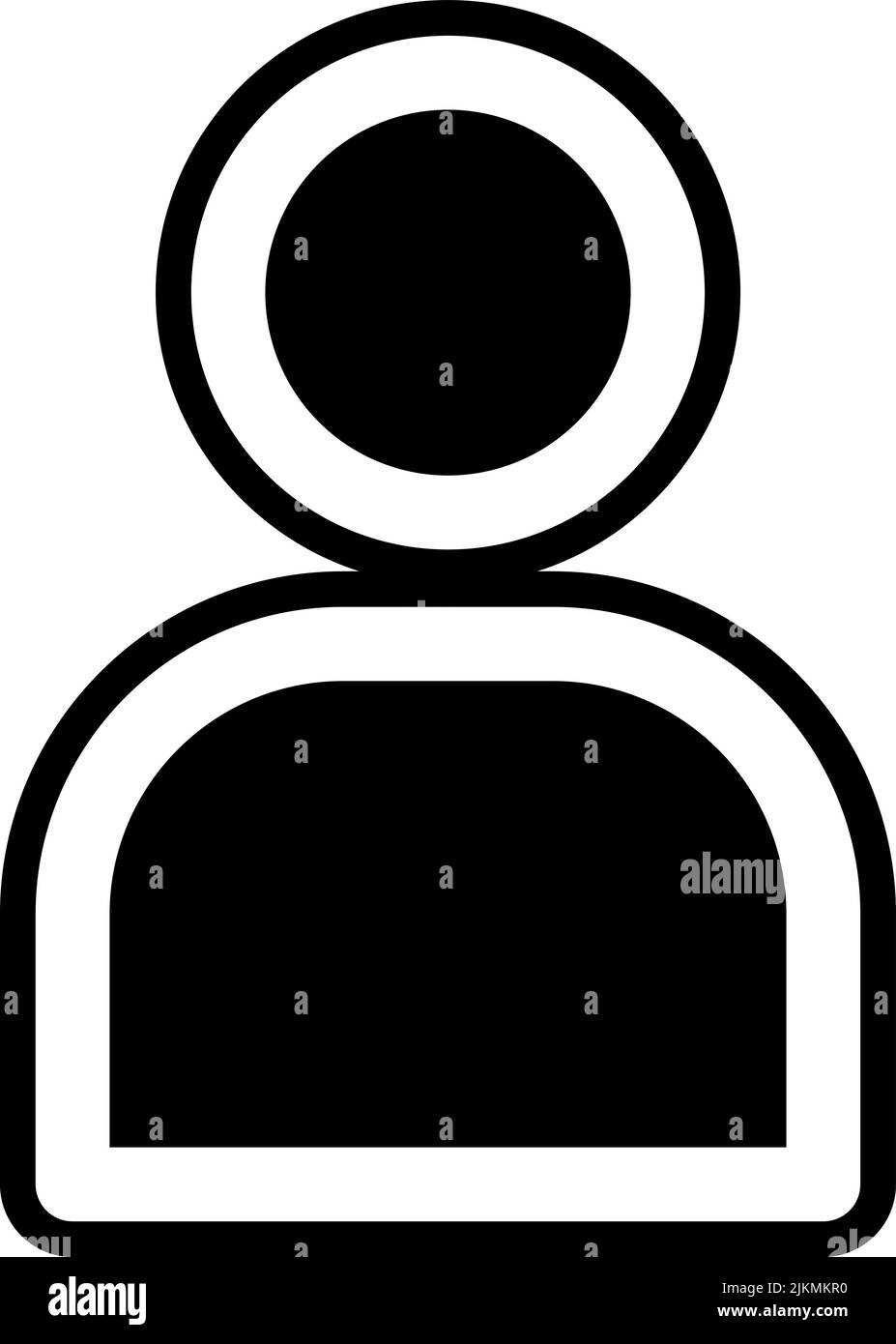 user icon black vector illustration Stock Vector Image & Art - Alamy