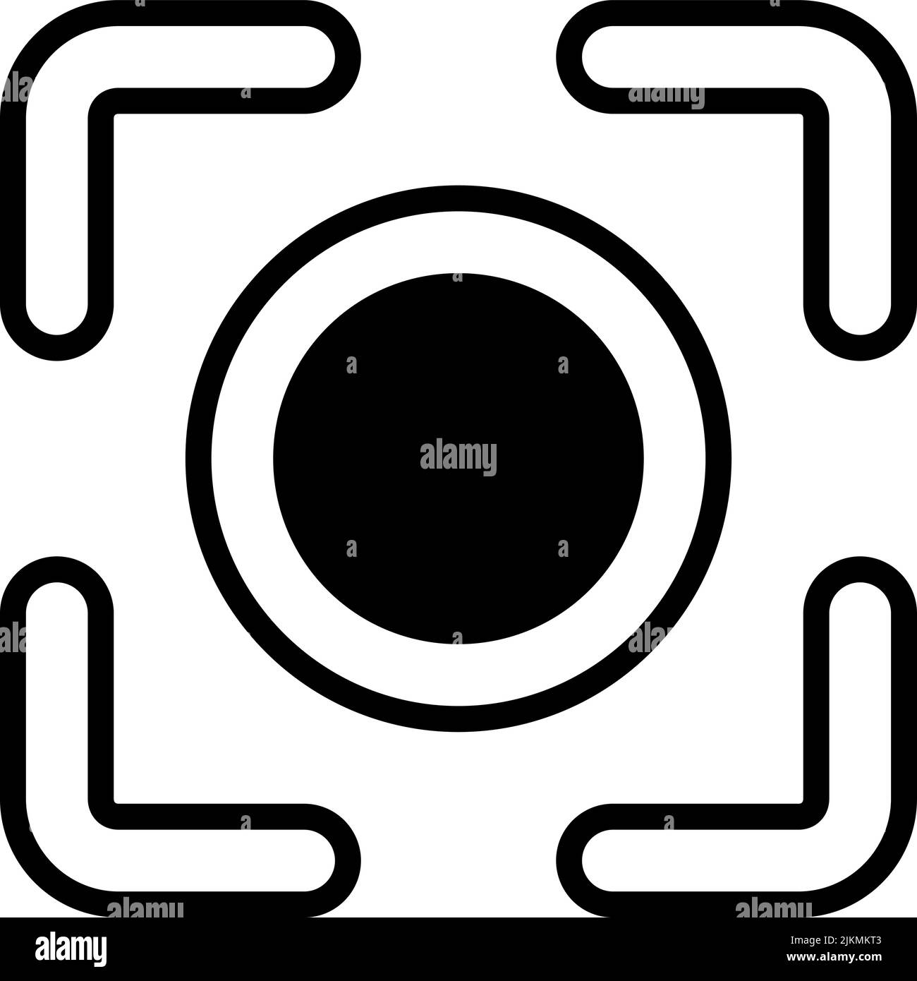 scanning icon black vector illustration Stock Vector Image & Art - Alamy