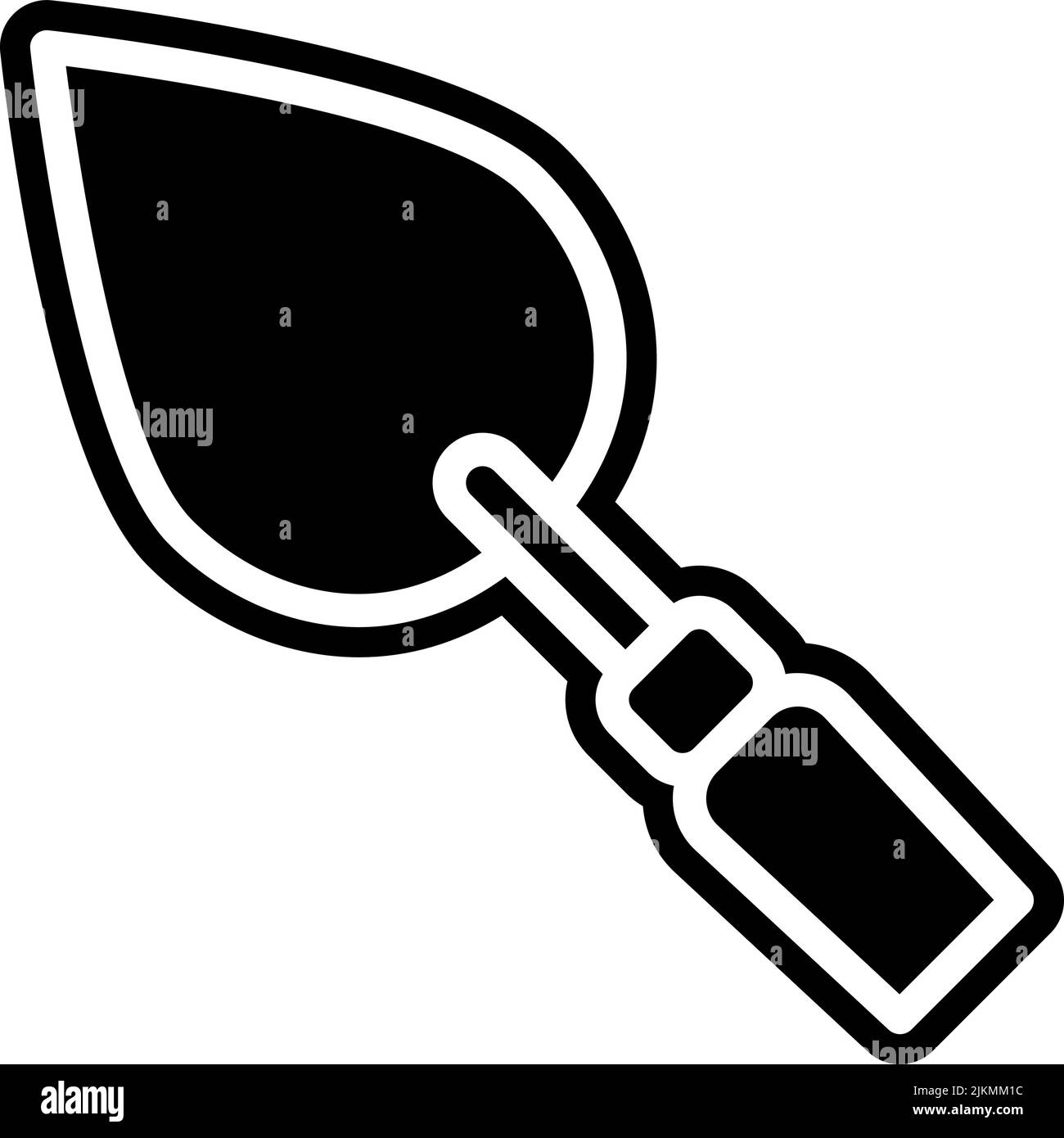 spoon icon black vector illustration Stock Vector Image & Art - Alamy