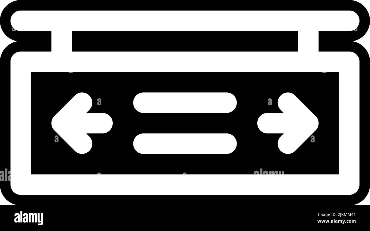 signaling icon black vector illustration Stock Vector Image & Art - Alamy