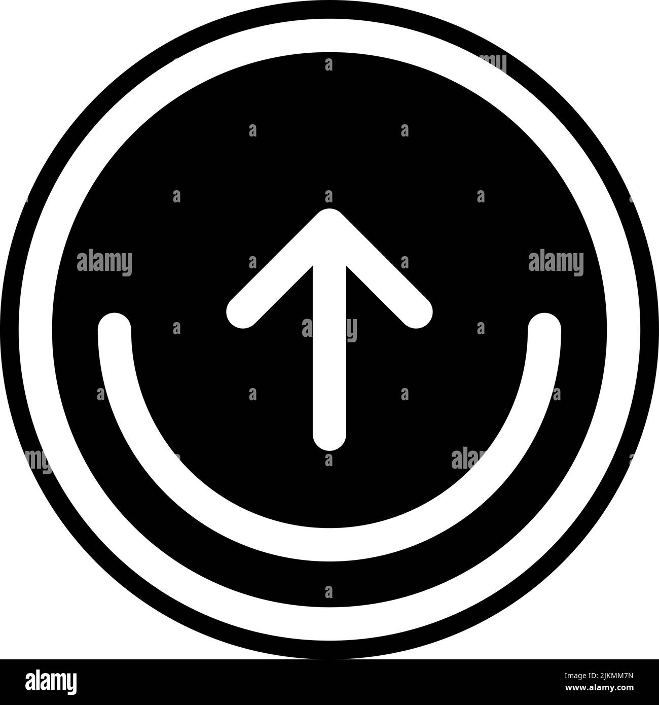 upload icon black vector illustration Stock Vector Image & Art - Alamy