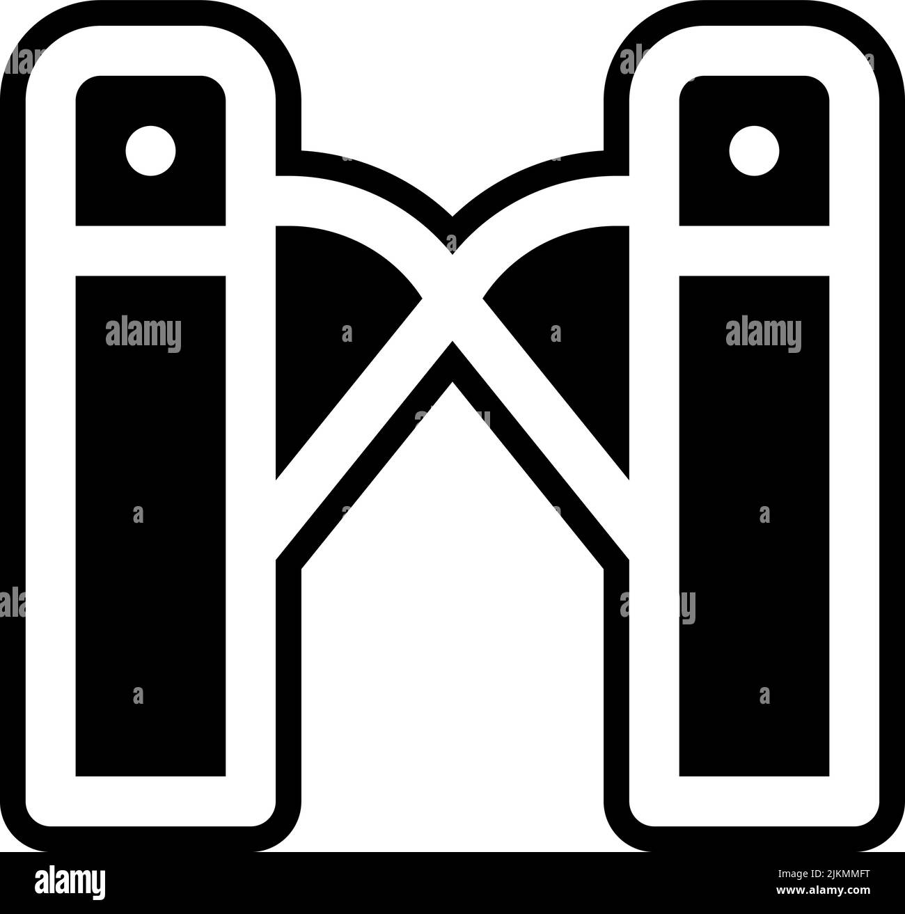 turnstile icon black vector illustration Stock Vector Image & Art - Alamy