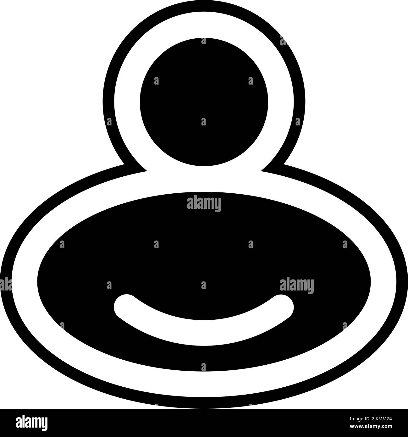 profile icon black vector illustration Stock Vector Image & Art - Alamy