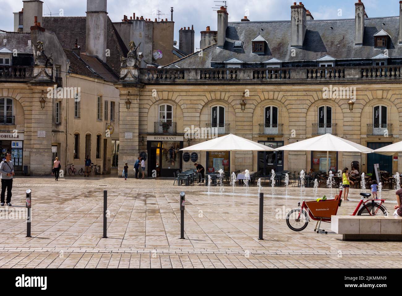 The restaurant on the square of the Palace of the Dukes and Estates of ...