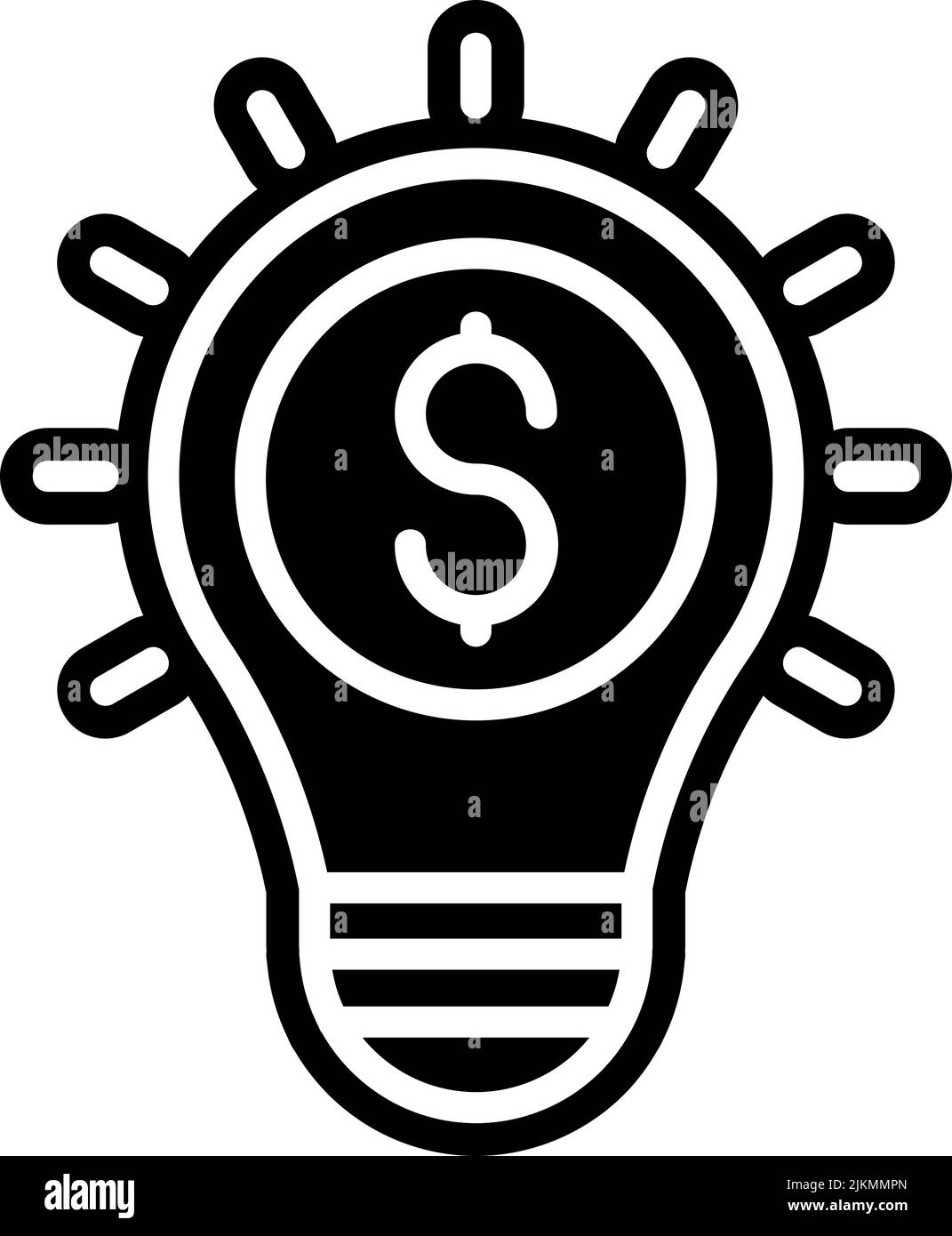 idea icon black vector illustration Stock Vector Image & Art - Alamy