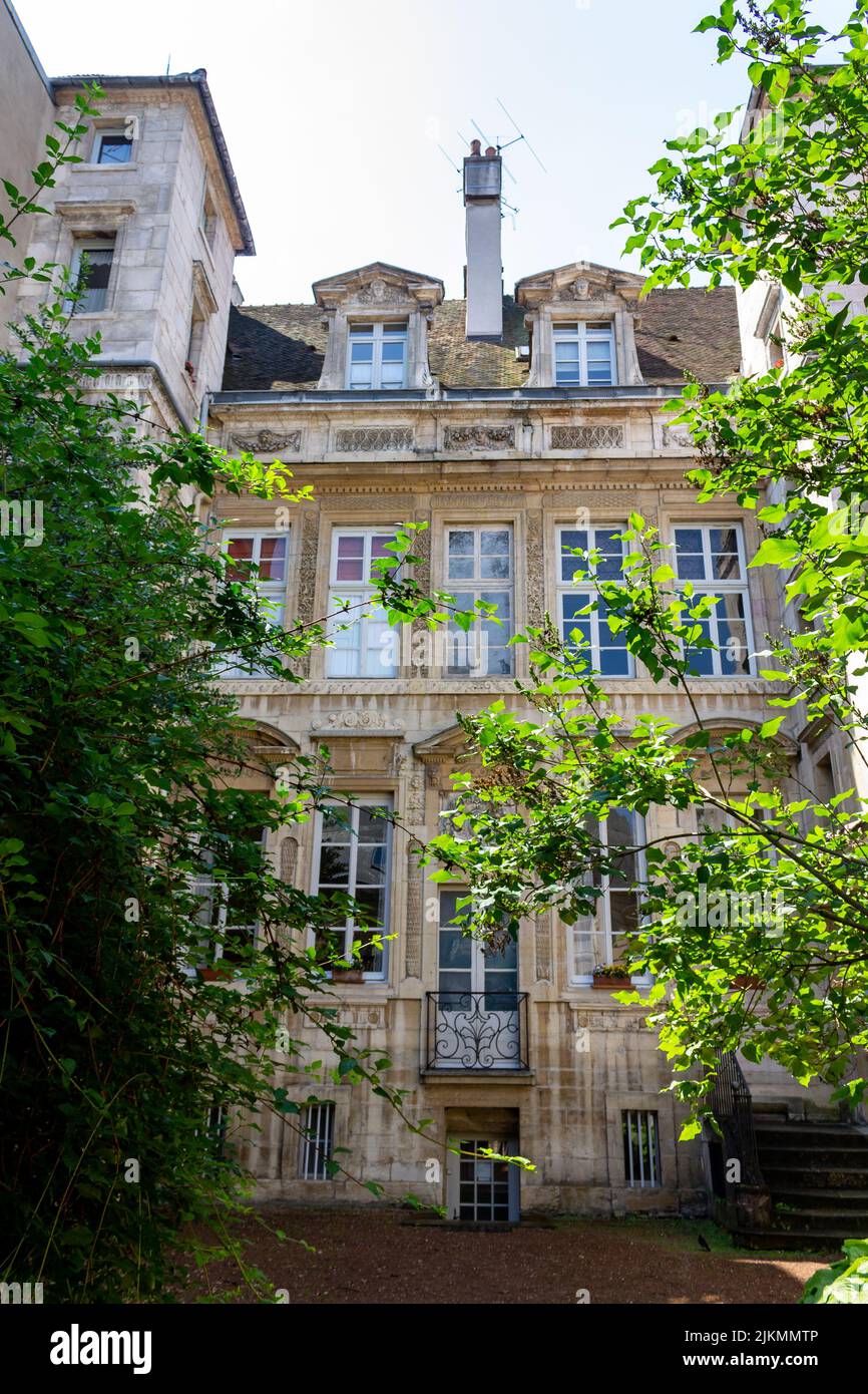 A vertical shot of the part of the Palace of the Dukes and Estates of ...